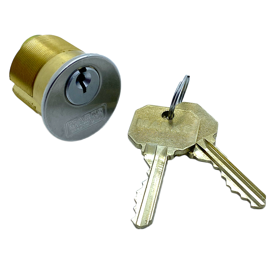 Marks Hardware 218-2/32D-5C Mortise Cylinder LA318GJ, Marks C Keyway, 6 ...