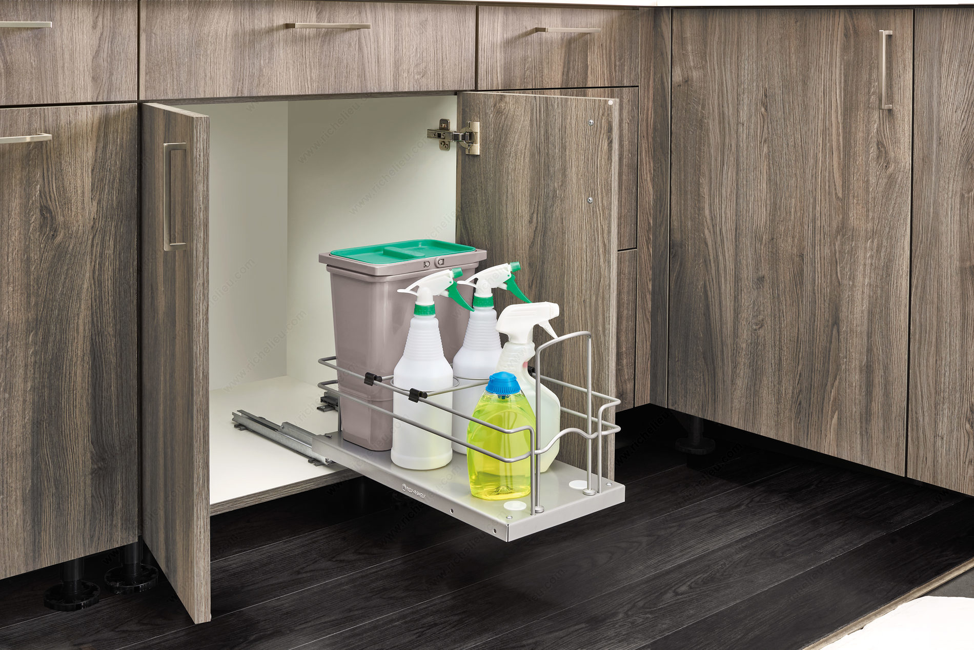 Richelieu 5SBWCC8S1 Rev-A-Shelf Sink Base Pullout Waste Container ...